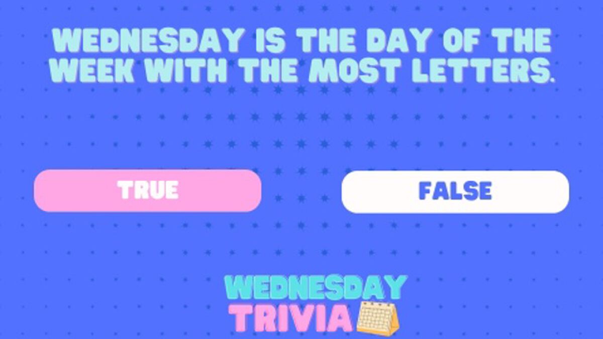 Wednesday Trivia | Trivia | Download Youth Ministry
