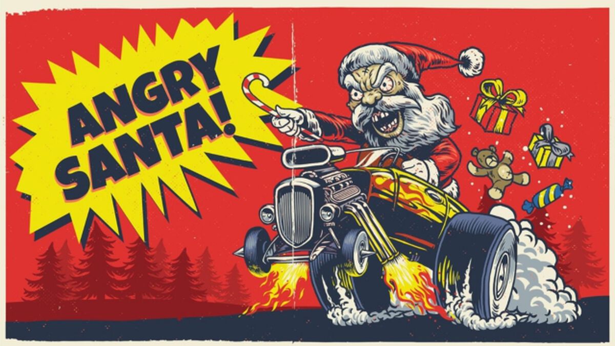 angry santa