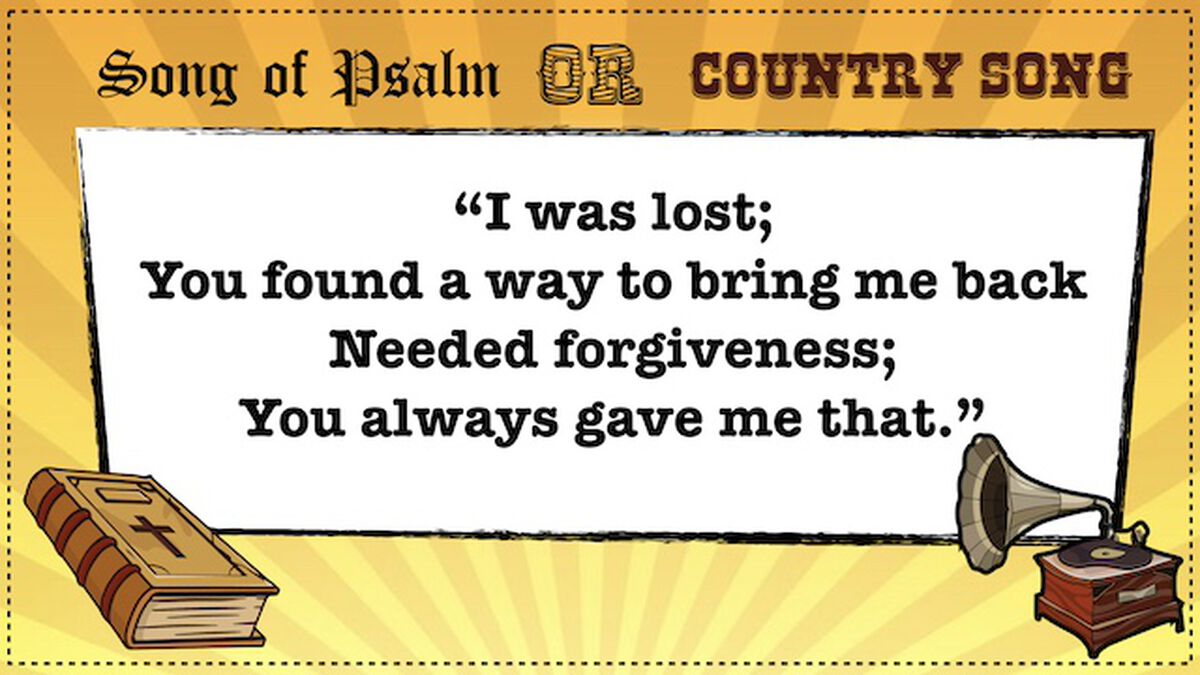 Song of Psalms or Country Song | Bible-Based | Download Youth Ministry