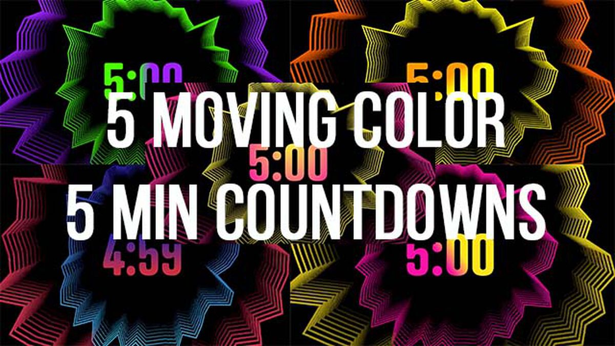 Five Moving Colors 5-Minute Countdowns | Video | Download Youth Ministry
