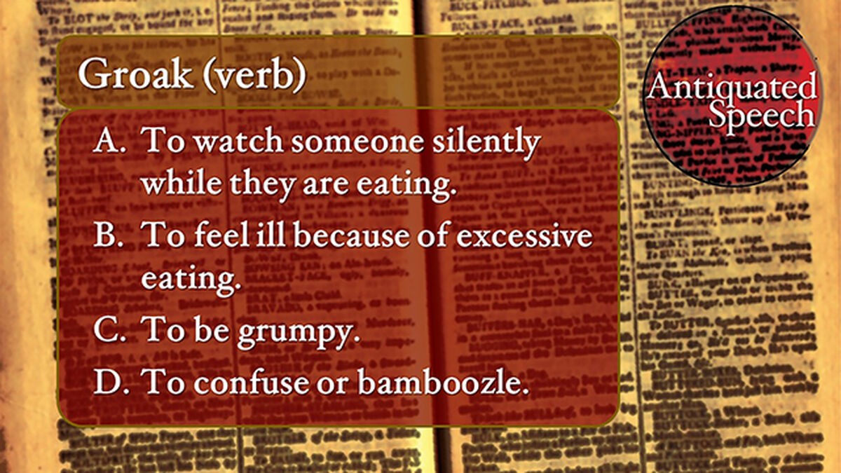 Antiquated Speech | Games | Download Youth Ministry