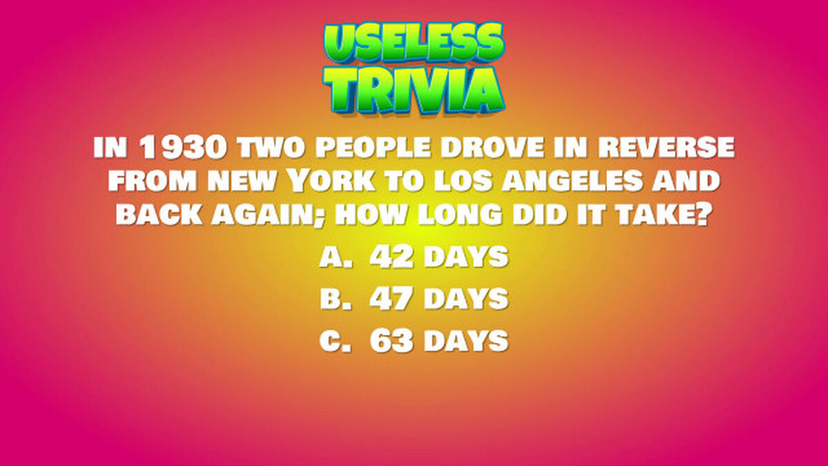 Useless Trivia | Trivia | Download Youth Ministry