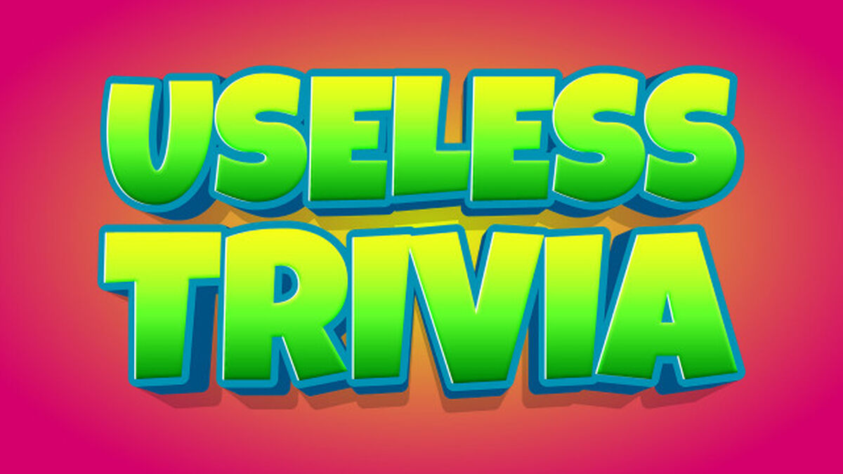 Useless Trivia | Trivia | Download Youth Ministry