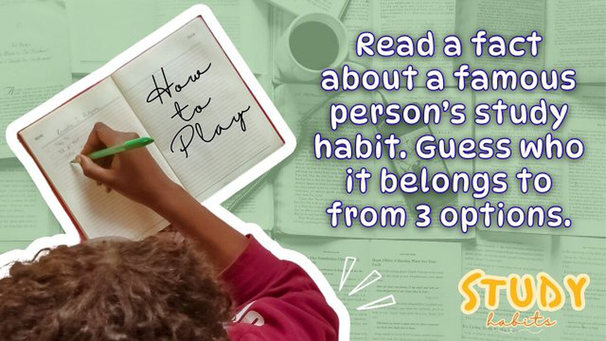 Study Habits | Celebrities | Download Youth Ministry