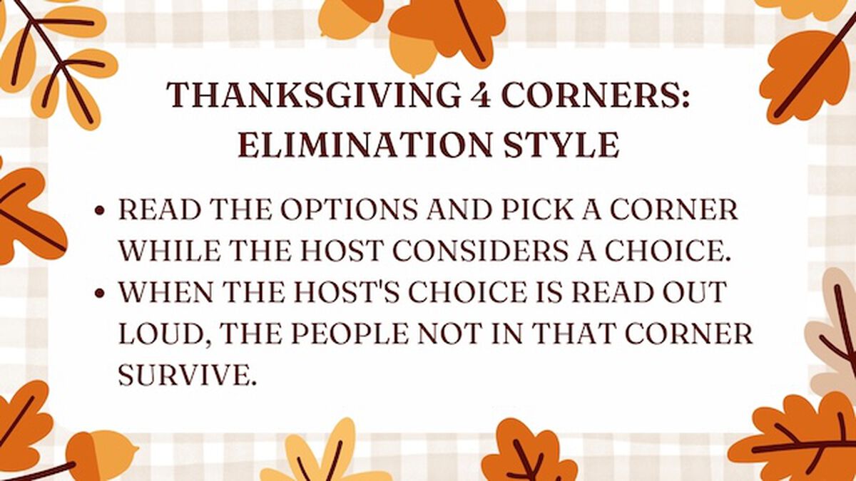 Thanksgiving 4 Corners | Thanksgiving Games | Download Youth Ministry