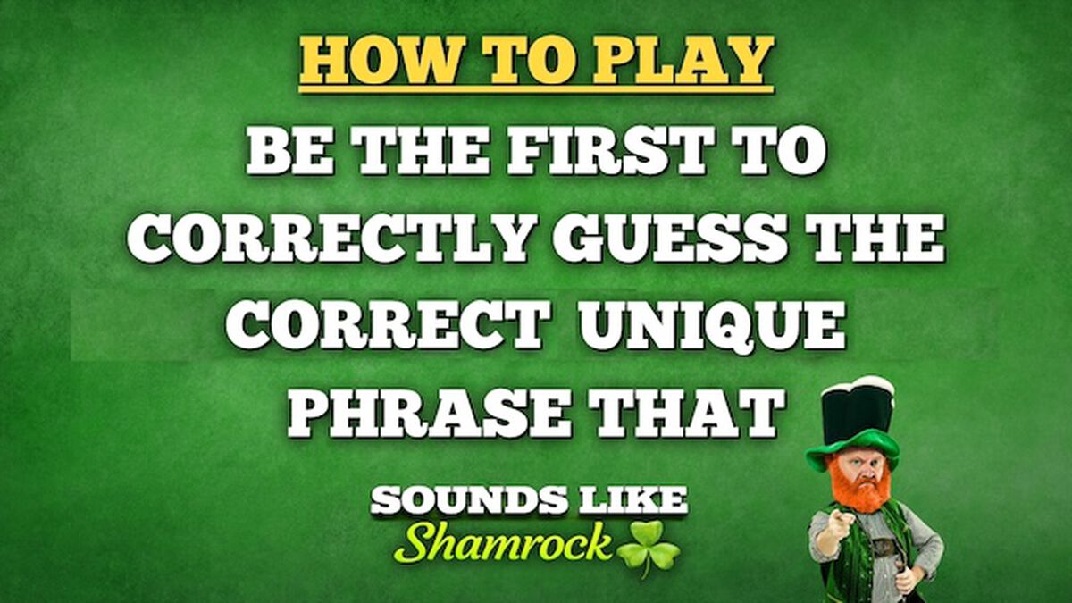 Sounds Like Shamrock | St Patrick's Day | Download Youth Ministry