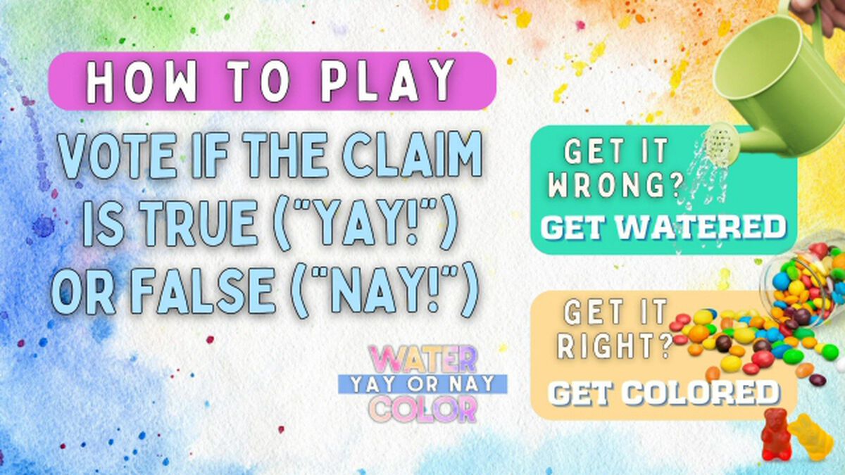 Water Color - Yay or Nay? | Games | Download Youth Ministry