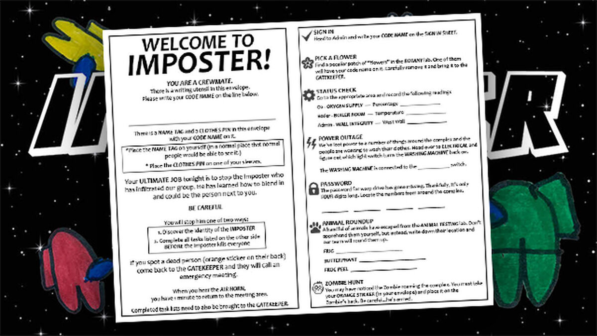 Imposter In Real Life | Christmas Games | Download Youth Ministry