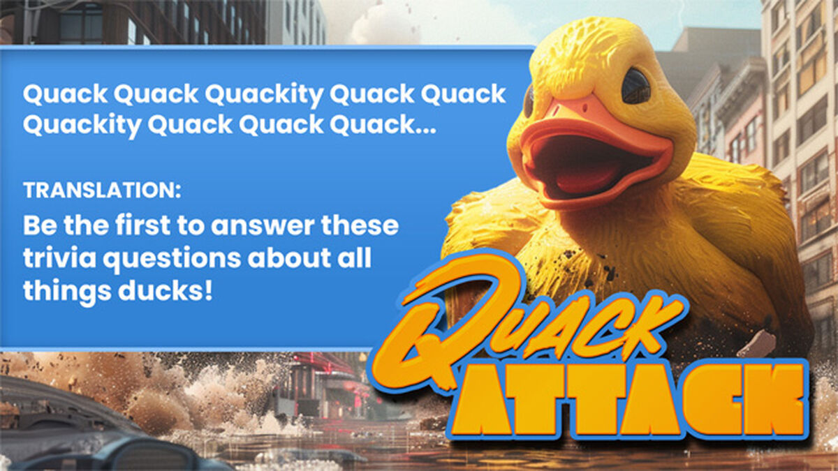 Quack Attack | Games | Download Youth Ministry