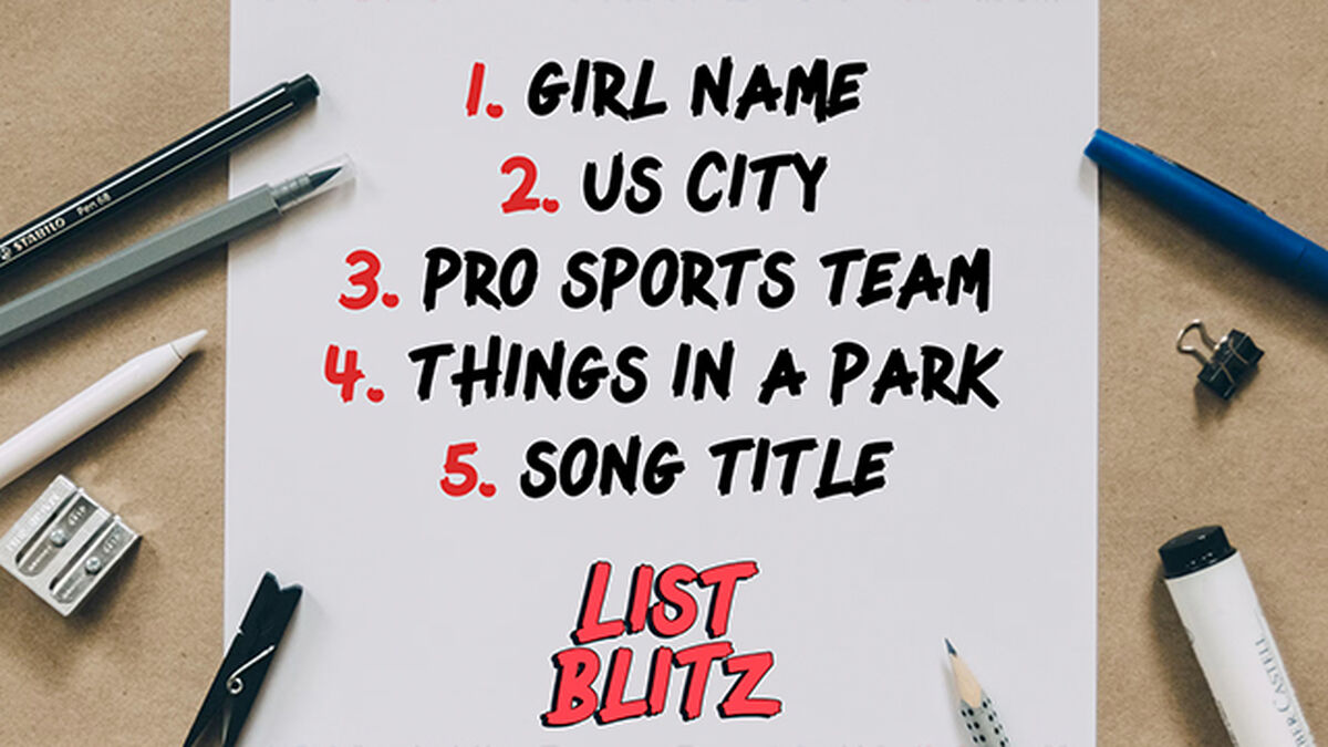 List Blitz | Brain Games | Download Youth Ministry