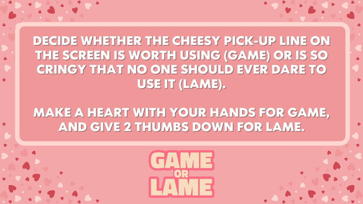 Game Or Lame: The Threequel | Valentine's Day Games | Download Youth ...