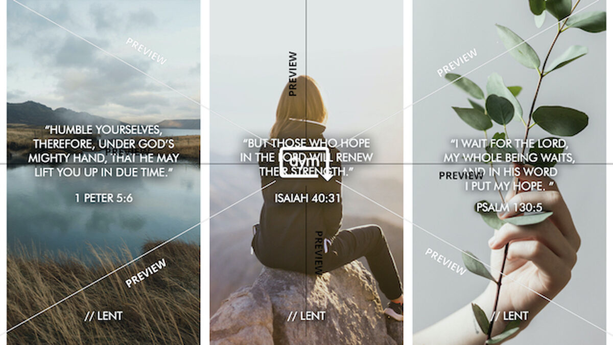 Lent Social Media Story Pack | Lent | Download Youth Ministry