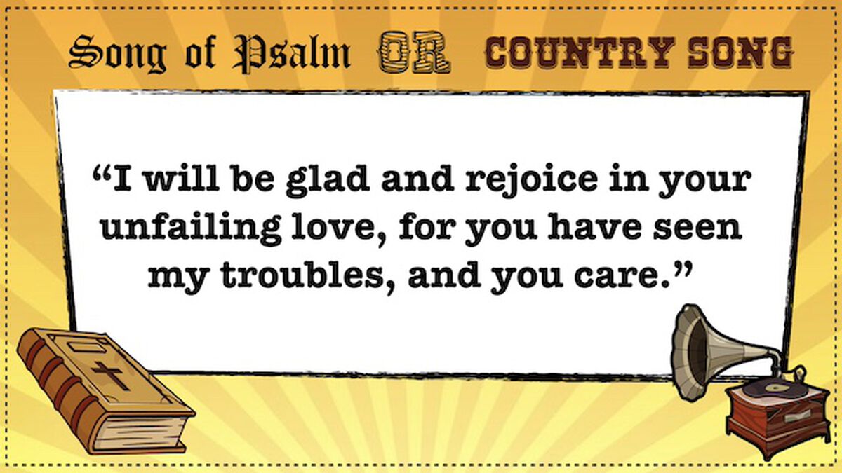 Song of Psalms or Country Song | Bible-Based | Download Youth Ministry