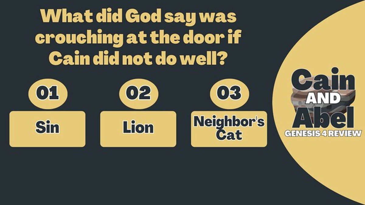 Cain and Abel Review Game | Bible-Based | Download Youth Ministry