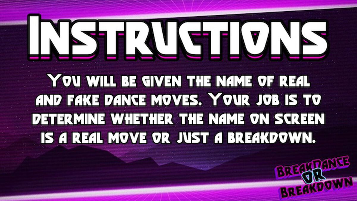 Breakdance or Breakdown: 90s Edition | Games | Download Youth Ministry