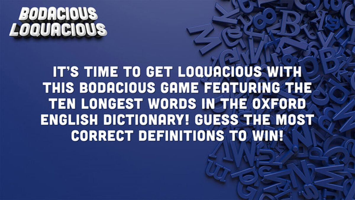 Bodacious Loquacious | Brain Games | Download Youth Ministry
