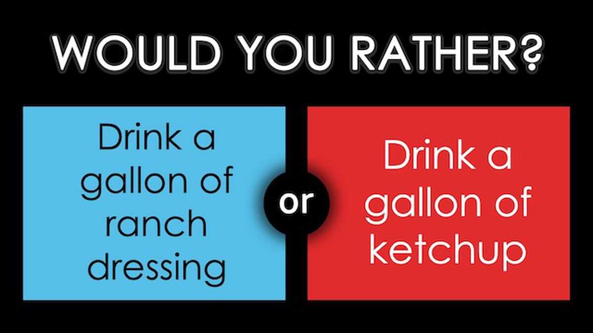 absolutely disgusting would you rather