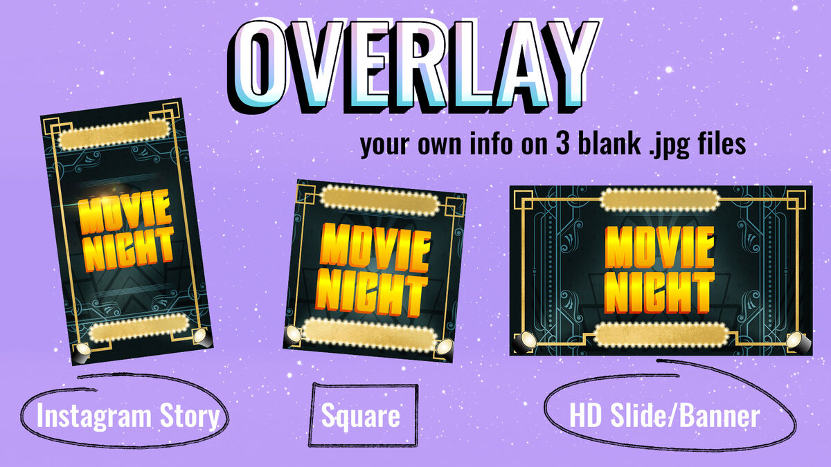 Event Graphics: Movie Night | Graphics and Media Packs | Download Youth ...
